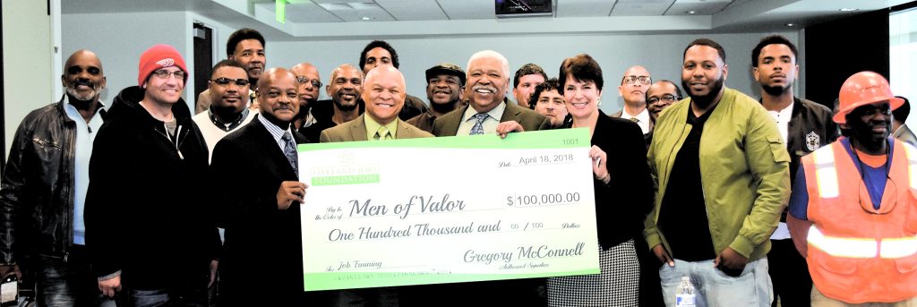 Oakland Jobs Foundation Donates $100,000 to Men of Valor | Post News Group