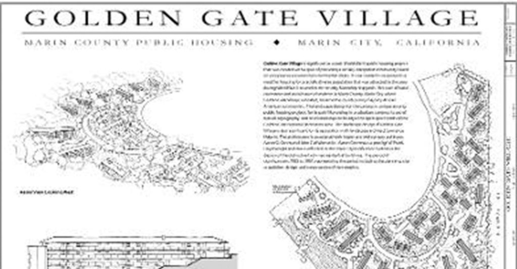Drawings of Golden Gate Village Win 2021 Landscape Architecture ...