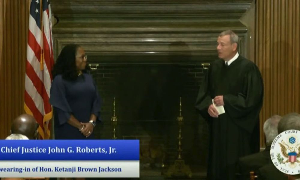 Judge Ketanji Brown Jackson Sworn-in as First Black Woman on U.S ...
