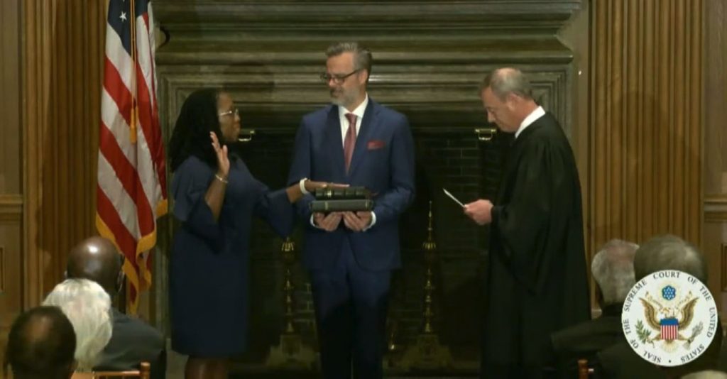 Ketanji Brown Jackson Sworn In as Newest Supreme Court Justice | Post ...