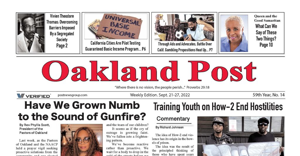 Oakland Post: Week of September 21 – 27, 2022 | | Post News Group