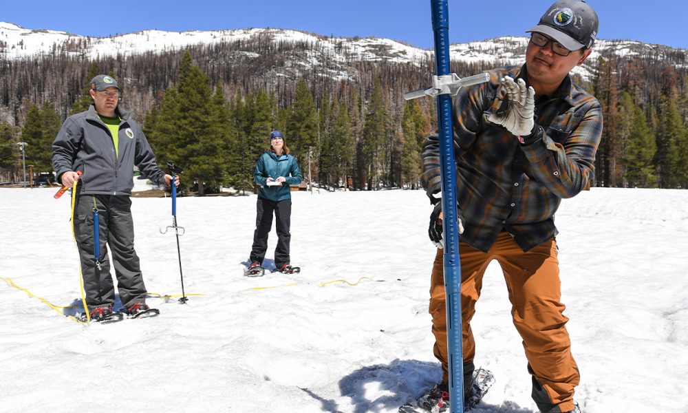 Latest Statewide Snow Survey Shows Plenty of Snow Still in Sierra ...