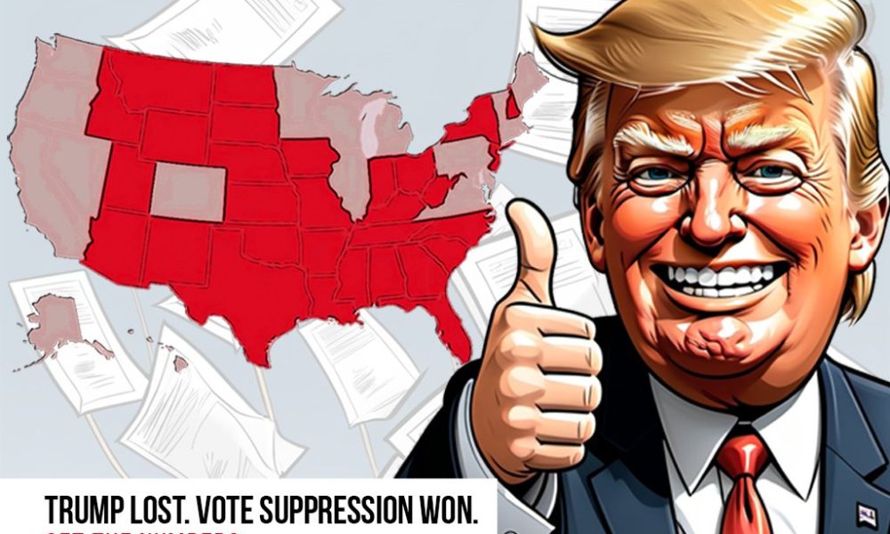 Trump Lost. Vote Suppression Won. Here are the numbers… | Post News Group