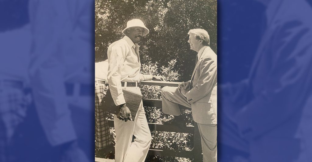 In 1974, Then-Gov. Jimmy Carter Visited the Home of Oakland Black Black ...