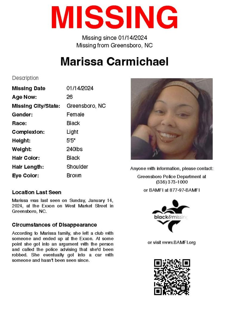 BLACK & MISSING: Marissa Carmichael | Post News Group