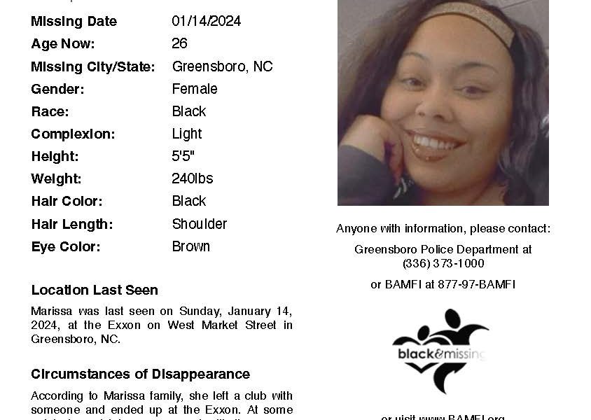 BLACK & MISSING: Marissa Carmichael | Post News Group