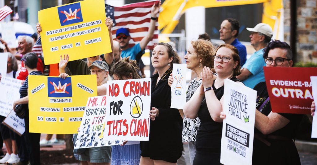 Nationwide ‘No Kings’ Protests Push Back on Trump’s Parade, Policies ...